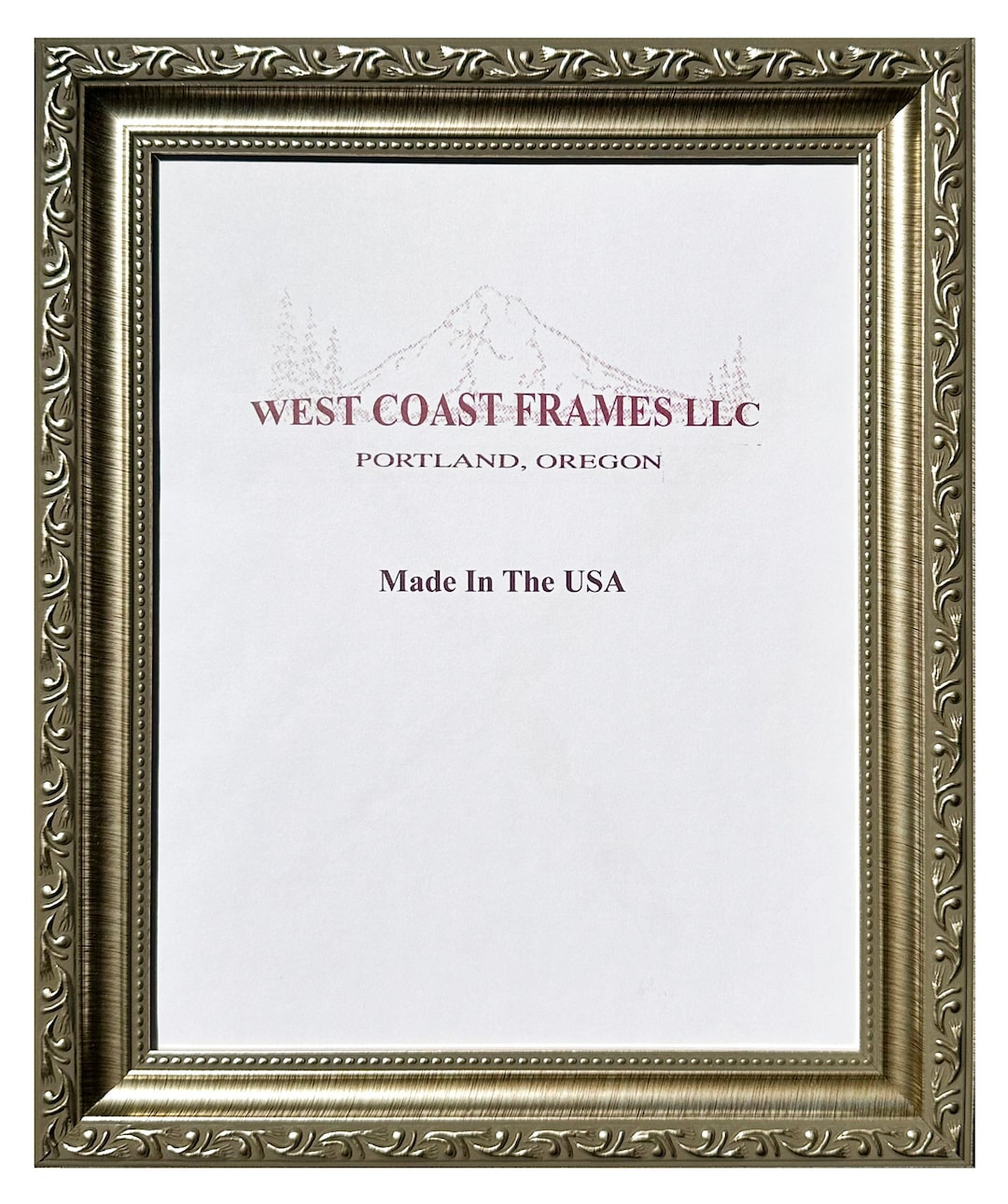 1108 - 1-1/4 Silver Ornate Filagree Poly Picture Frame - Clear Glass - Etsy