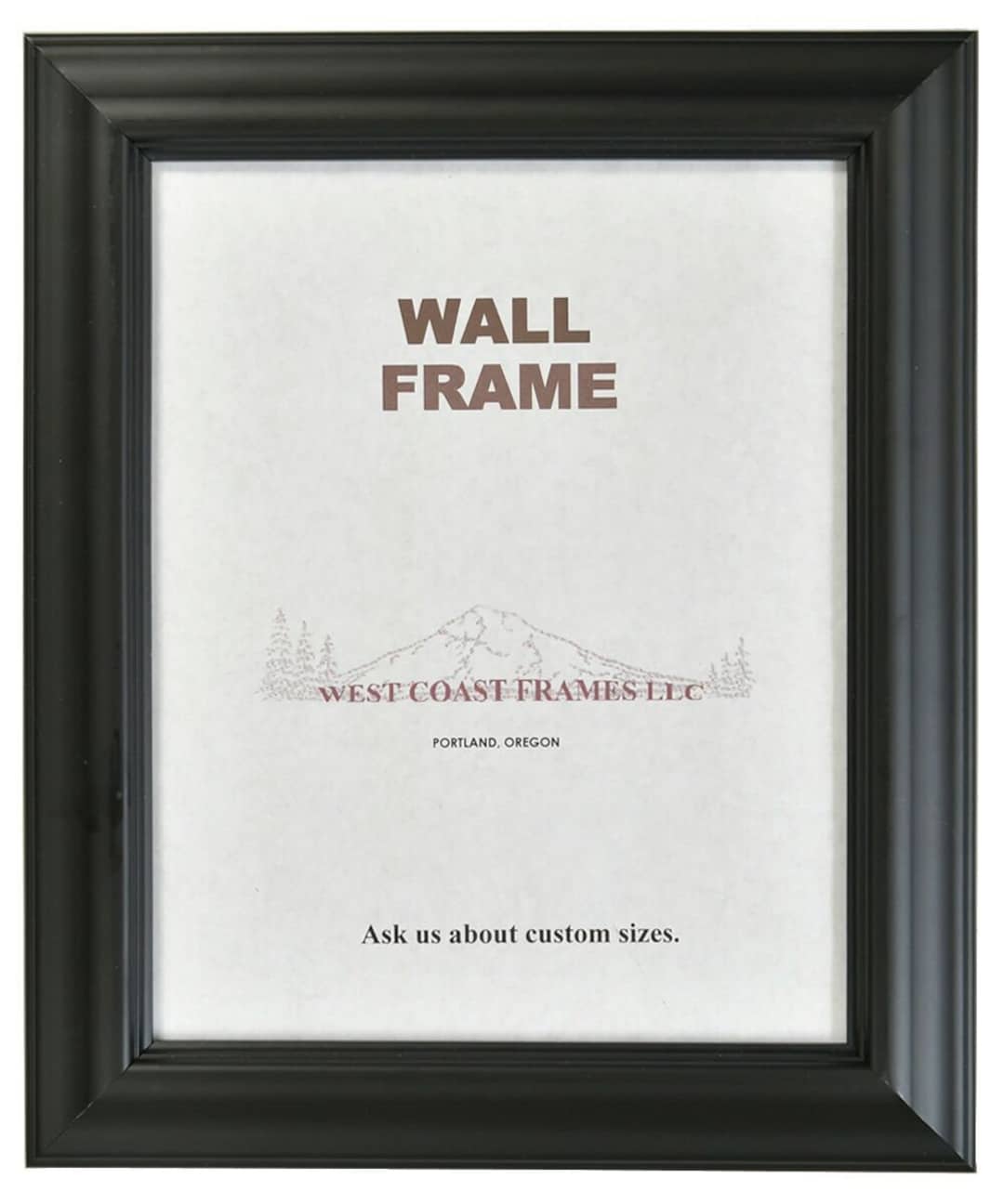 9168 Black Wood Traditional Picture Frame - Etsy