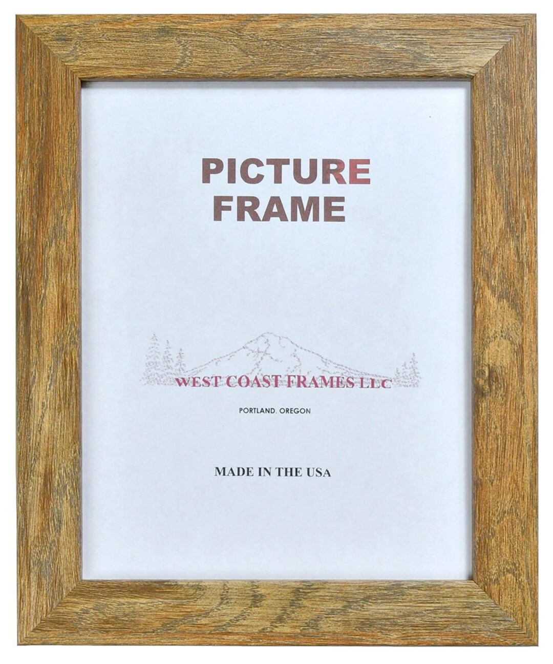 26029 Light Brown Contemporary MDF Picture Frame 100% Made in USA - Etsy
