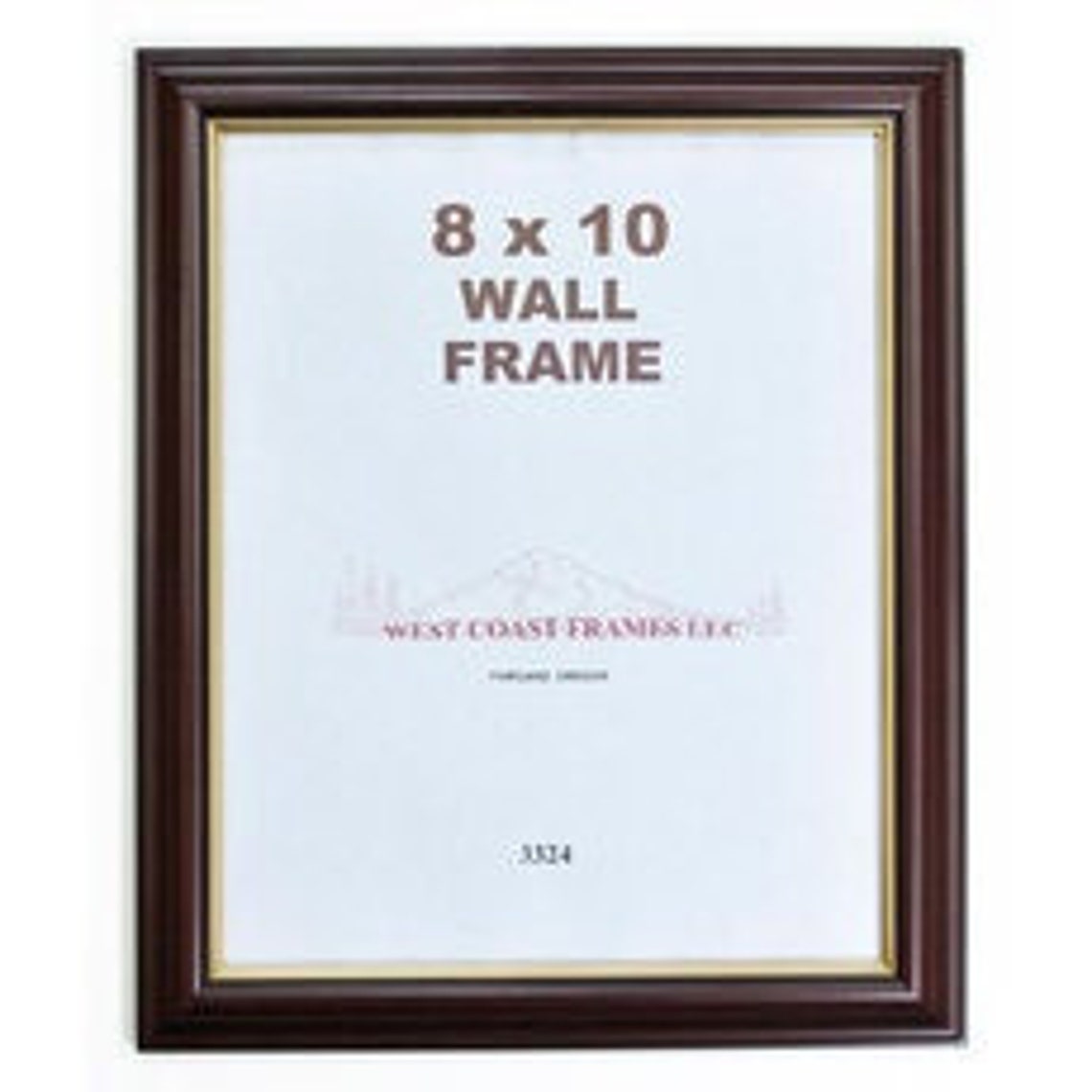 3324 Cherry Certificate and Diploma Frame With a Gold Lip - Etsy