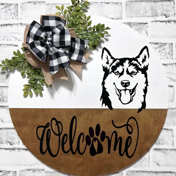Husky Wreath - Etsy