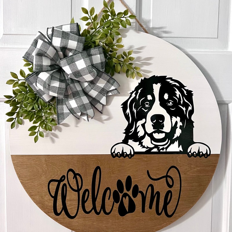 Dog Welcome Sign - Etsy