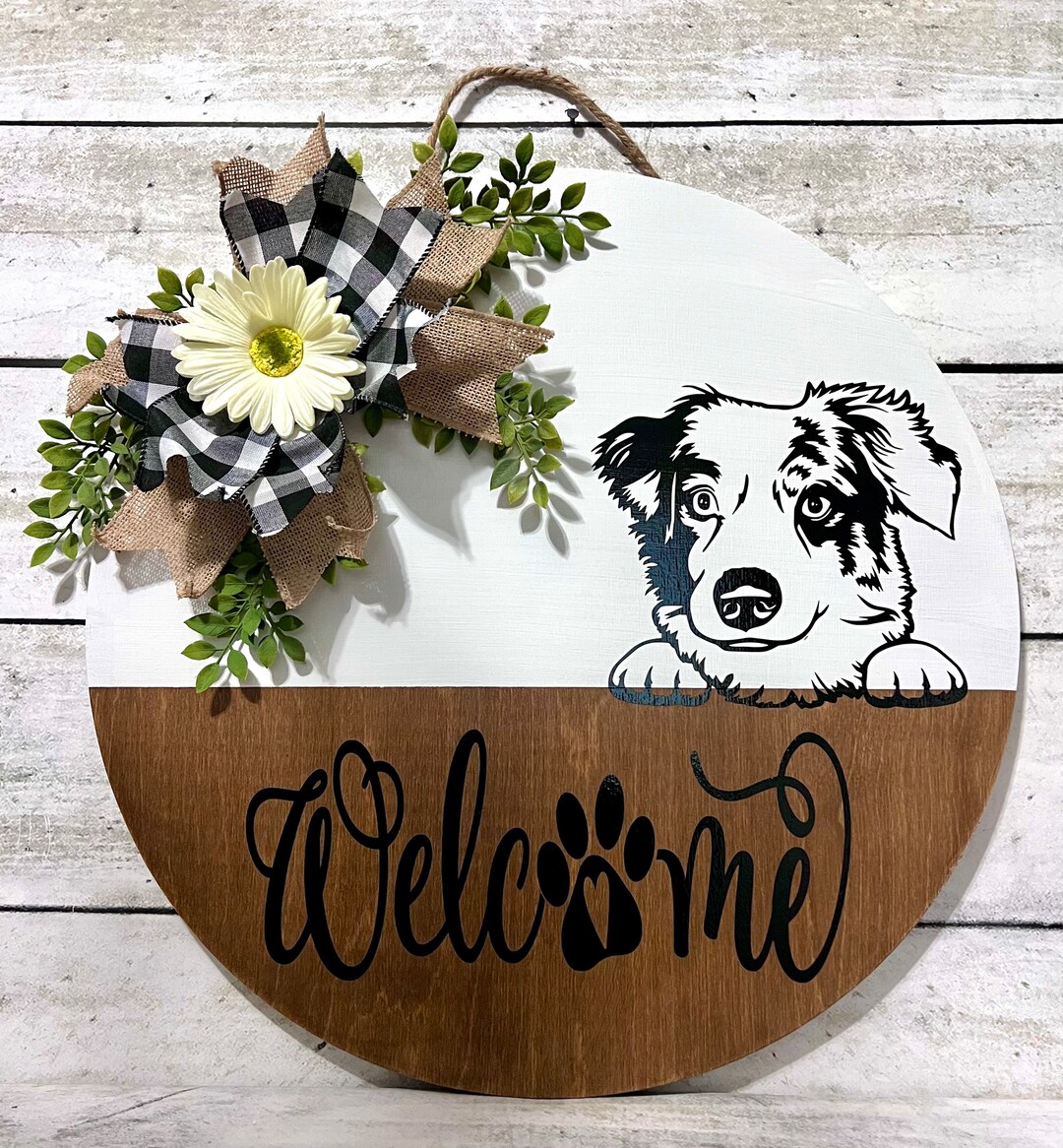 Australian Shepard Welcome Sign Aussie Sign Dog Welcome Sign - Etsy Australian Shepard Welcome Sign Aussie Sign Dog Welcome Sign - Etsy