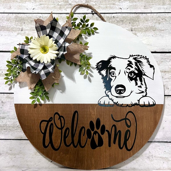 Dog Welcome Sign - Etsy