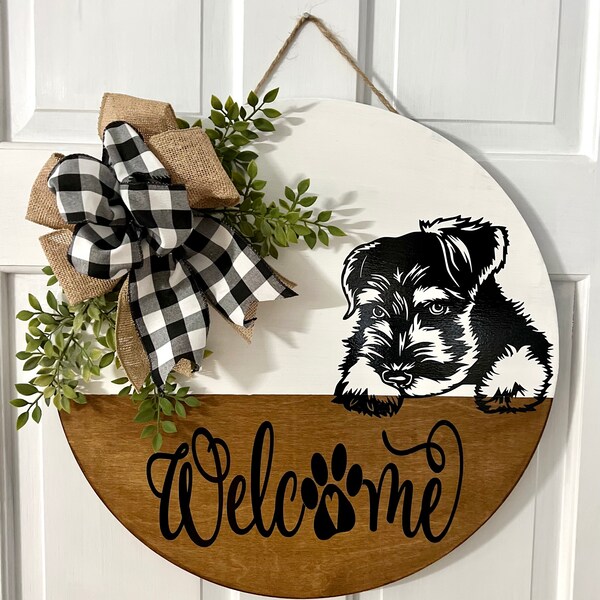 Schnauzer Sign - Etsy