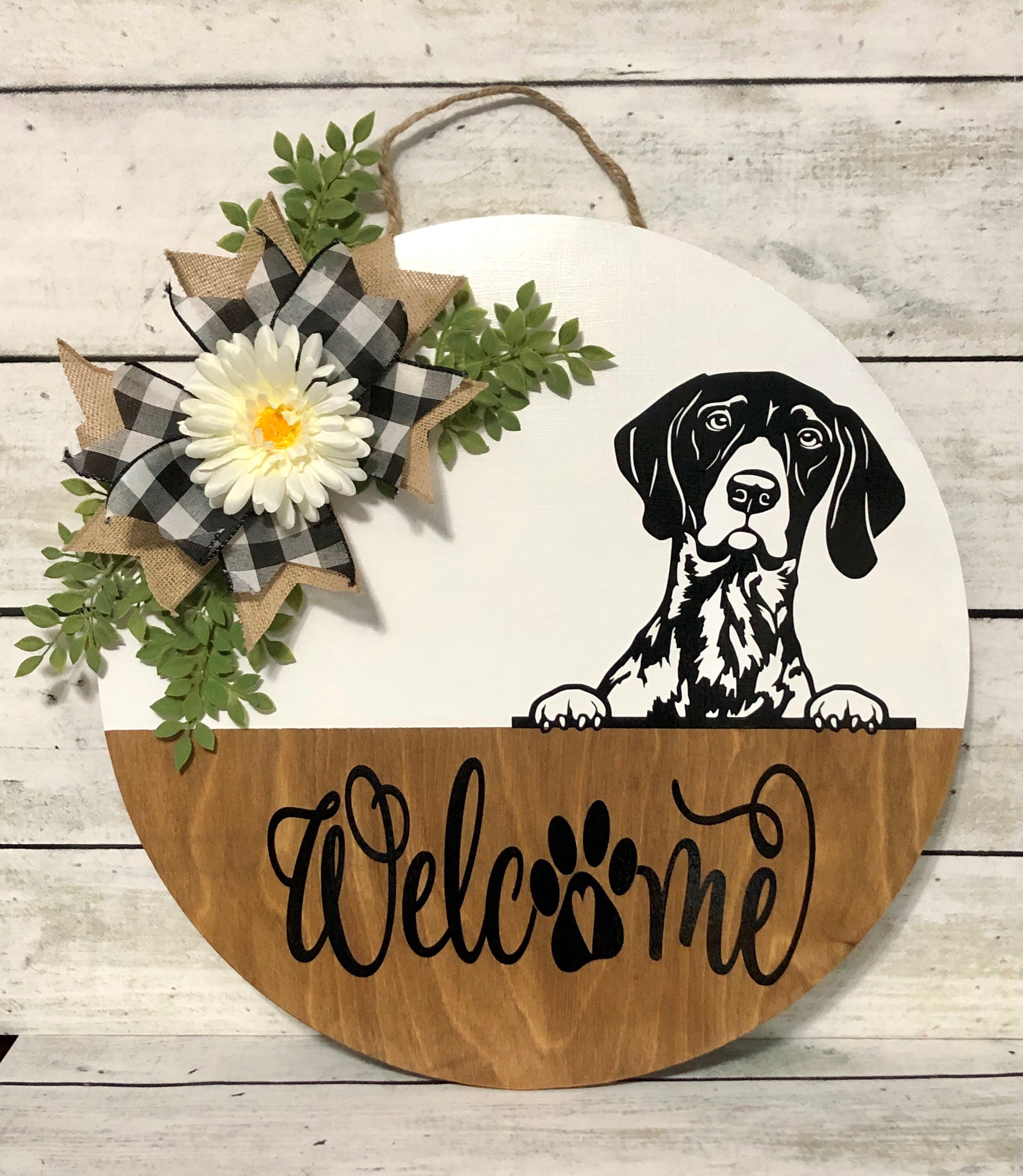 German Shorthaired Pointer Door Hanger - Etsy