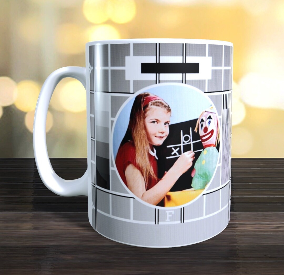 Test Card Mug. Retro British TV, Image on Both Sides of the Mug. - Etsy