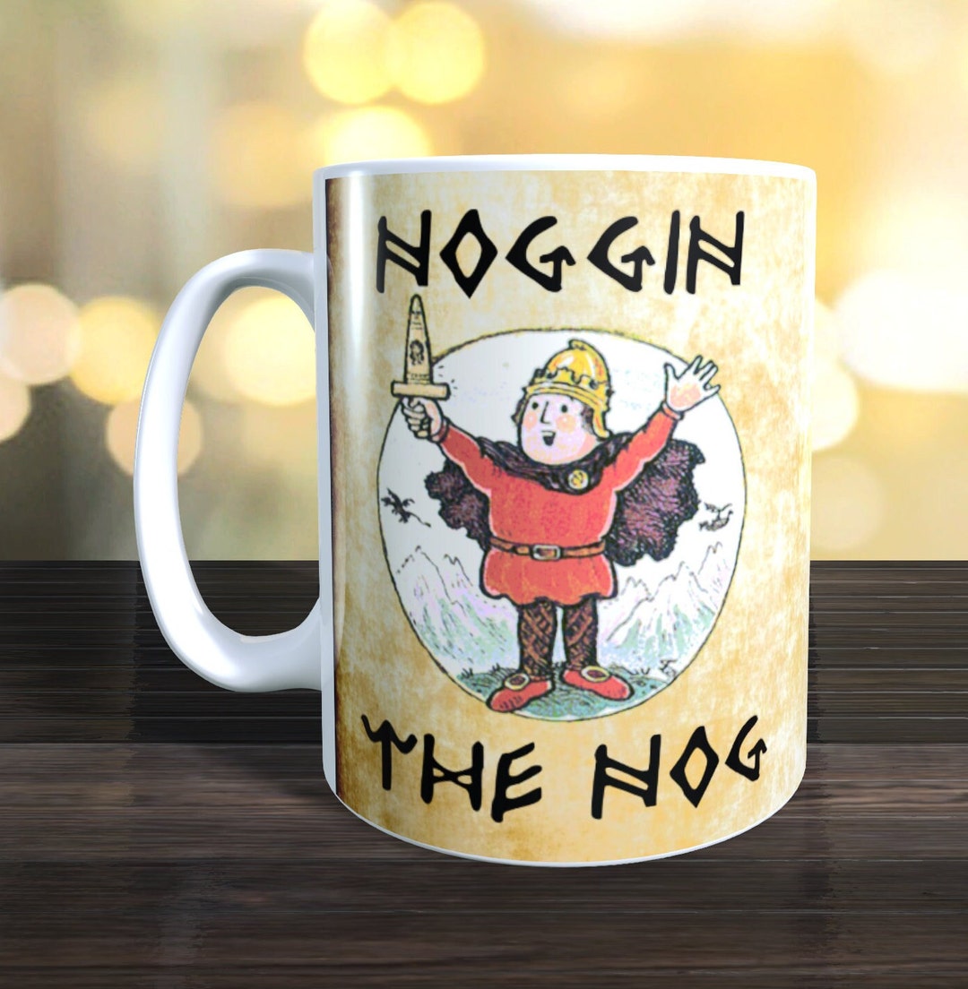Noggin the Nog Mug, Retro British Kids TV. Image on Both Sides - Etsy