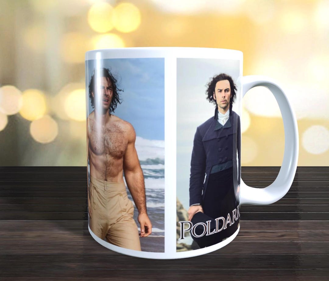 Poldark Mug, Aidan Turner. Images Wrap Around the Mug - Etsy
