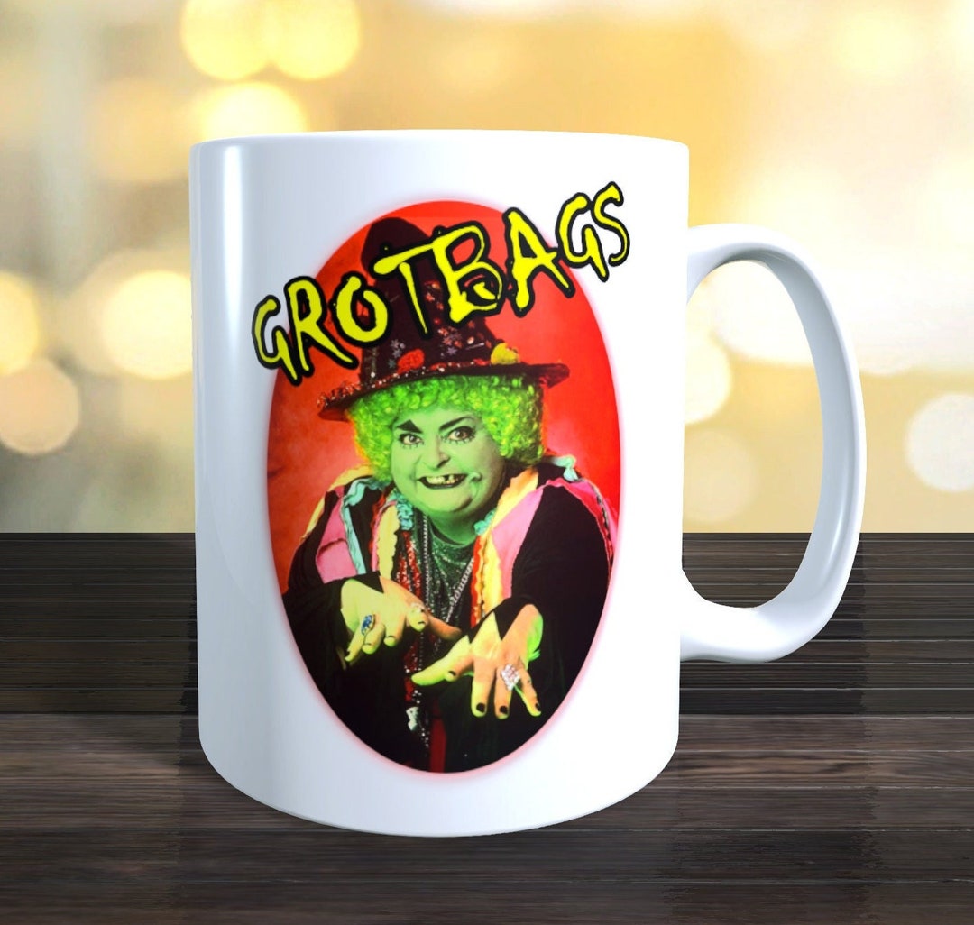 Grotbags Mug, Retro British Kids TV. 2 Images, One on Each Side. - Etsy