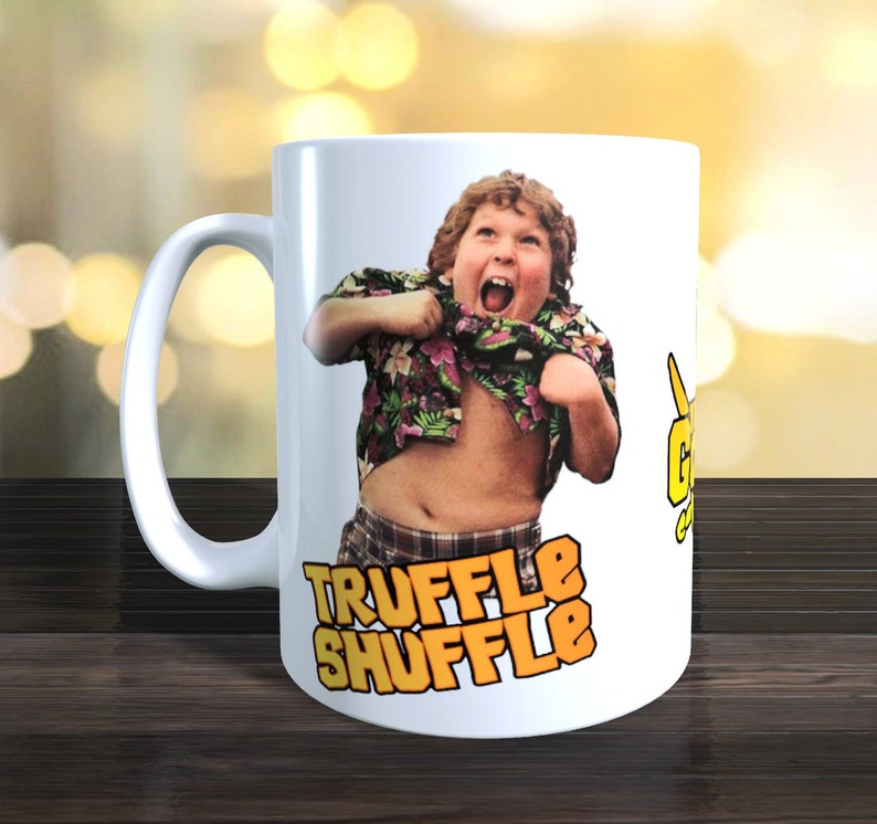 Goonies, Chunk, Truffle Shuffle Mug, Retro Movie. Image on Both Sides - Etsy UK