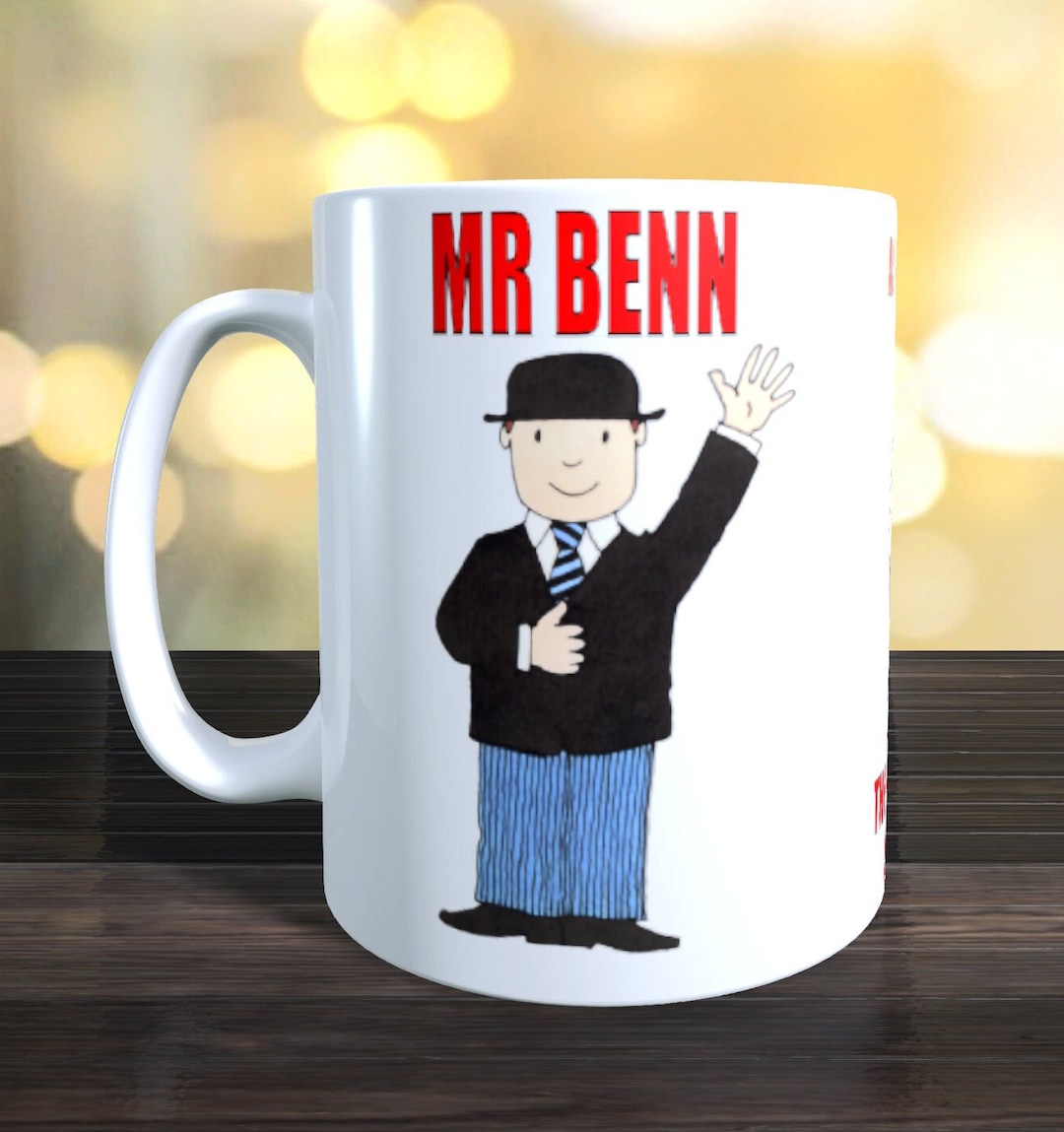 Mr Benn Mug, as If by Magic the Shopkeeper Appeared, Retro British Kids ...
