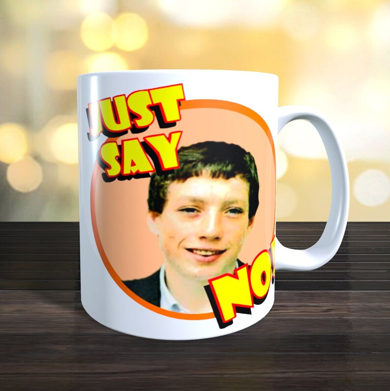 Zammo 'just Say No' Mug, Grange Hill, Retro British Kids TV. Image on ...