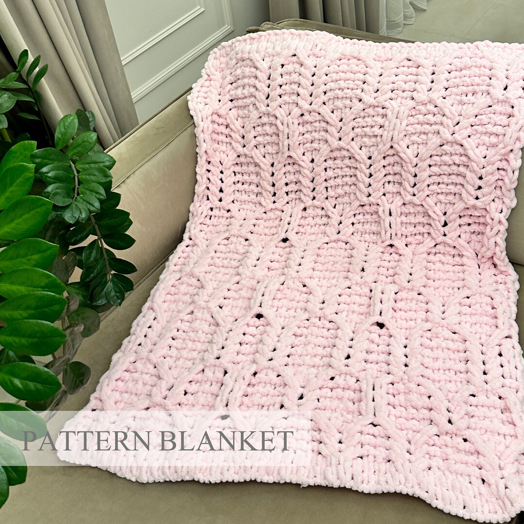 Loop Yarn Blanket Pattern, Blanket Pattern, Bernat Blanket Pattern ...
