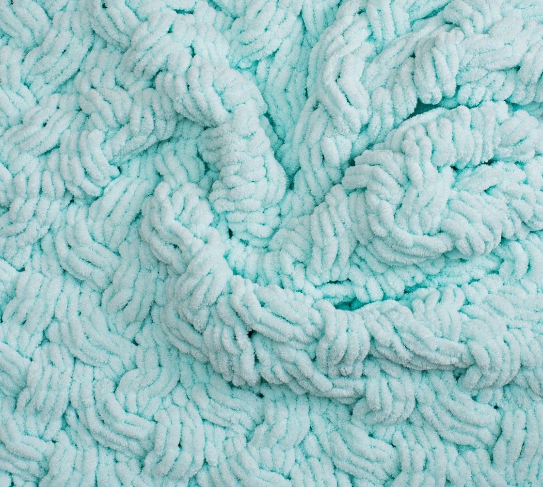 Chunky Cable Blanket Alize Puffy Blanket Pattern Loop Yarn - Etsy