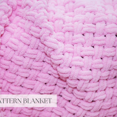 Finger Knit Blanket Pattern Pdf Beginner Patterns Blanket - Etsy