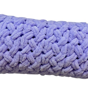 Beginner Finger Knit Blanket Pattern: Alize Puffy Loop Yarn (PDF ...
