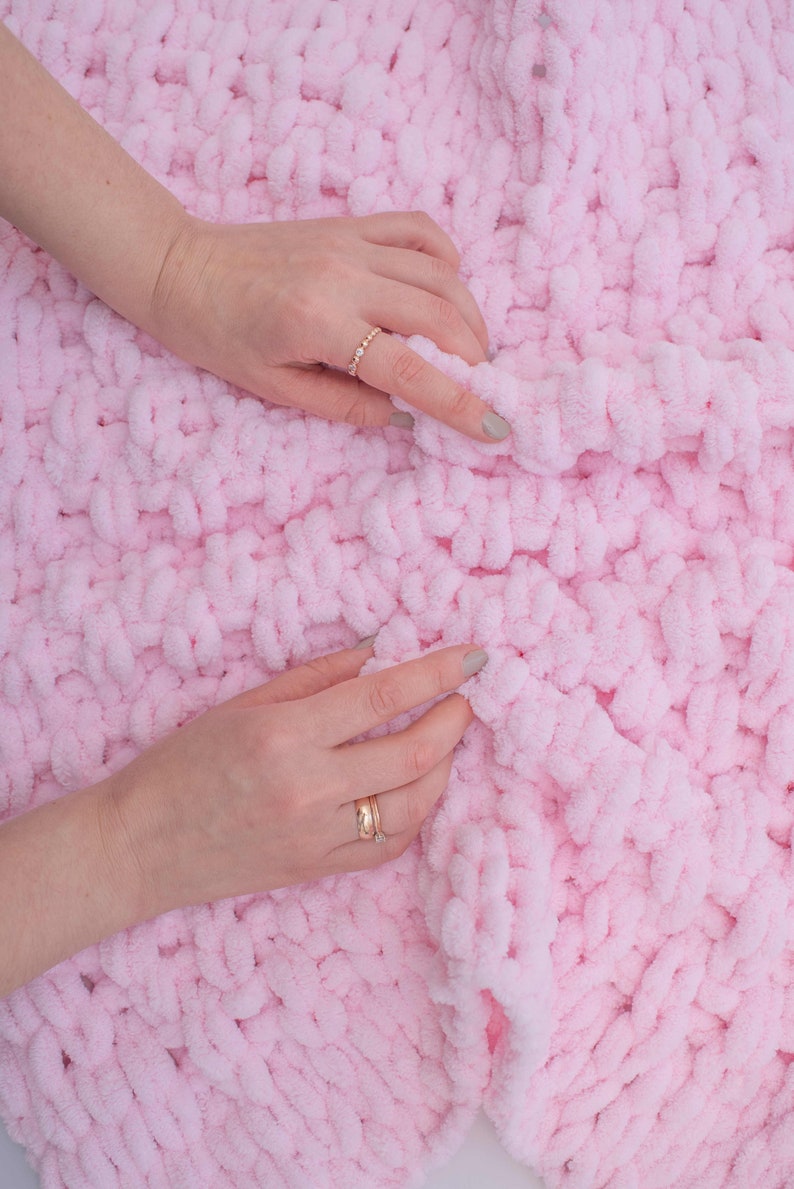 Alize Puffy Blanket Pattern Beginner Patterns Finger Knit - Etsy