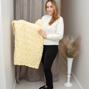 Loop Yarn Blanket Pattern, Alize Puffy, Bernat Alize Yarn Blanket ...