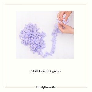 Alize Puffy Blanket Pattern PDF, Beginner Patterns, Finger Knit Blanket ...