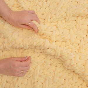 Loop Yarn Blanket Pattern, Alize Puffy, Bernat Alize Yarn Blanket ...