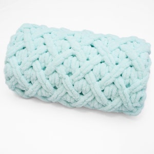 Loop Yarn Blanket Pattern Pdf, Chunky Knit Blanket, Alize Puffy Blanket ...