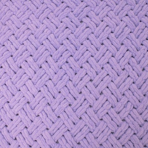 SET 12 Beginners Loop Yarn Blanket Pattern, Do It Yourself, Alize Puffy ...