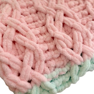 Alize Puffy Blanket Pattern PDF, Finger Knit Blanket Pattern, Loop Yarn ...