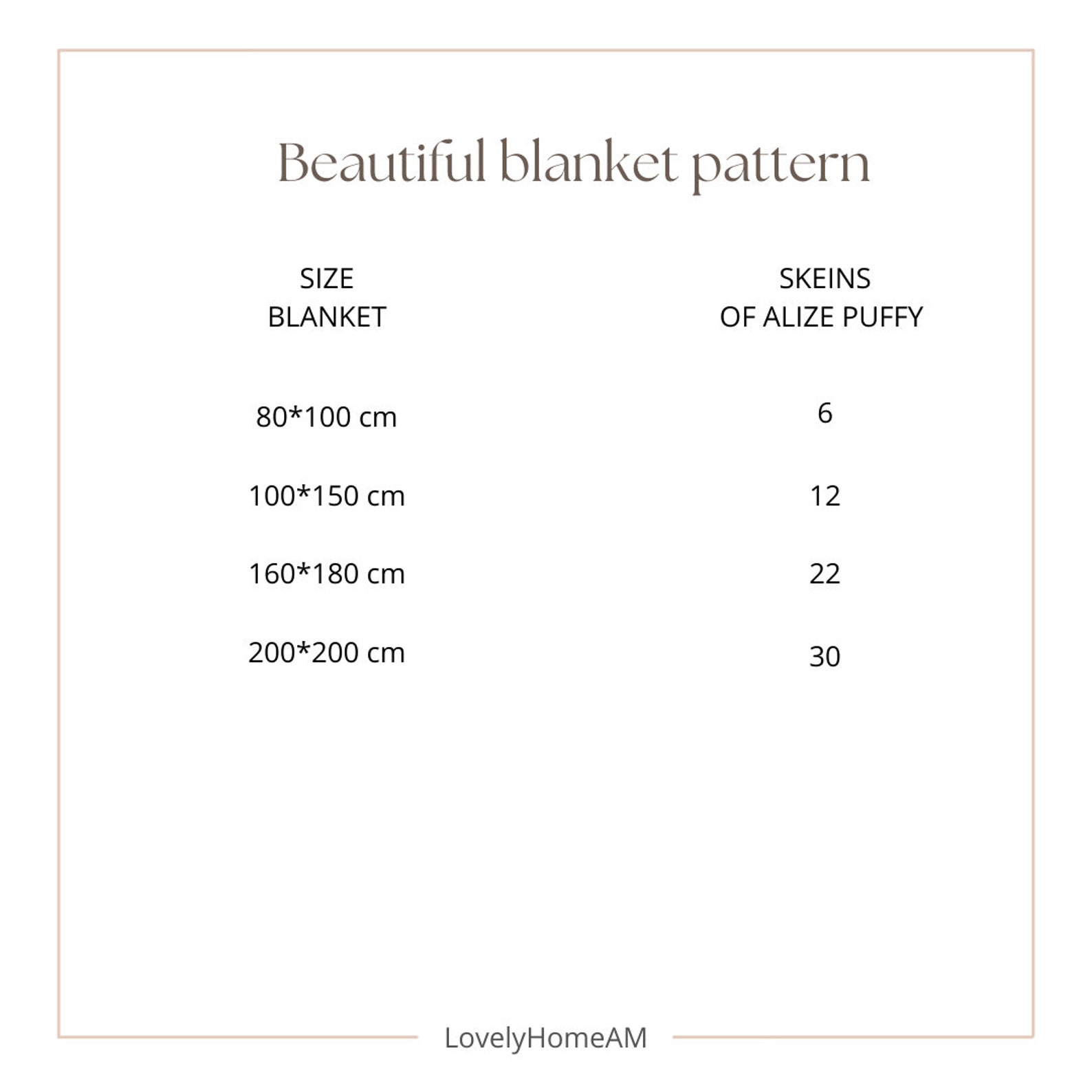 Loop Yarn Blanket Pattern PDF Finger Knit Blanket Pattern - Etsy