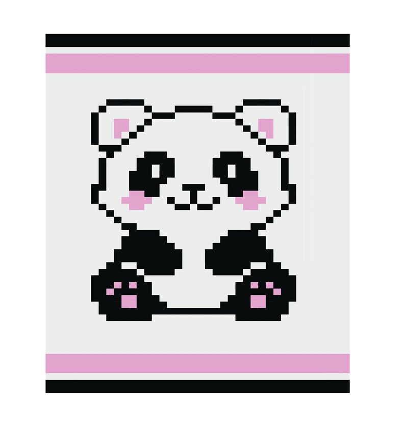 Panda Chunky Blanket Pattern. Finger Knitting : Good Easy DIY Tutorial ...