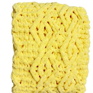 Loop Yarn Bernat Alize Puffy Finger Knit Blanket Pattern PDF Chunky ...