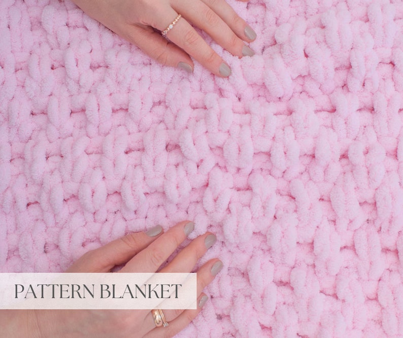 Alize Puffy Blanket Pattern Beginner Patterns Finger Knit - Etsy