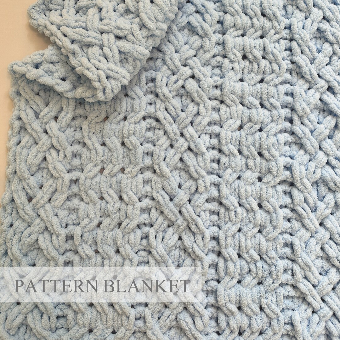 Loop Yarn Blanket Pattern Pdf Do It Yourself Alize Puffy - Etsy