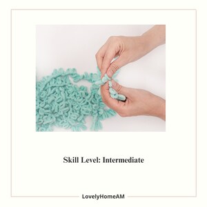 Loop Yarn Blanket Pattern Pdf, Finger Knit Blanket Pattern Download ...