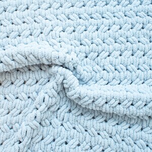 Loop Yarn Blanket Pattern Pdf, Chunky Knit Blanket, Alize Puffy Blanket ...