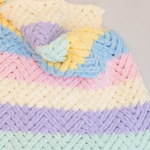 SET of Favourite Loop Yarn 12 Blanket Patterns, Loop Yarn Blanket ...