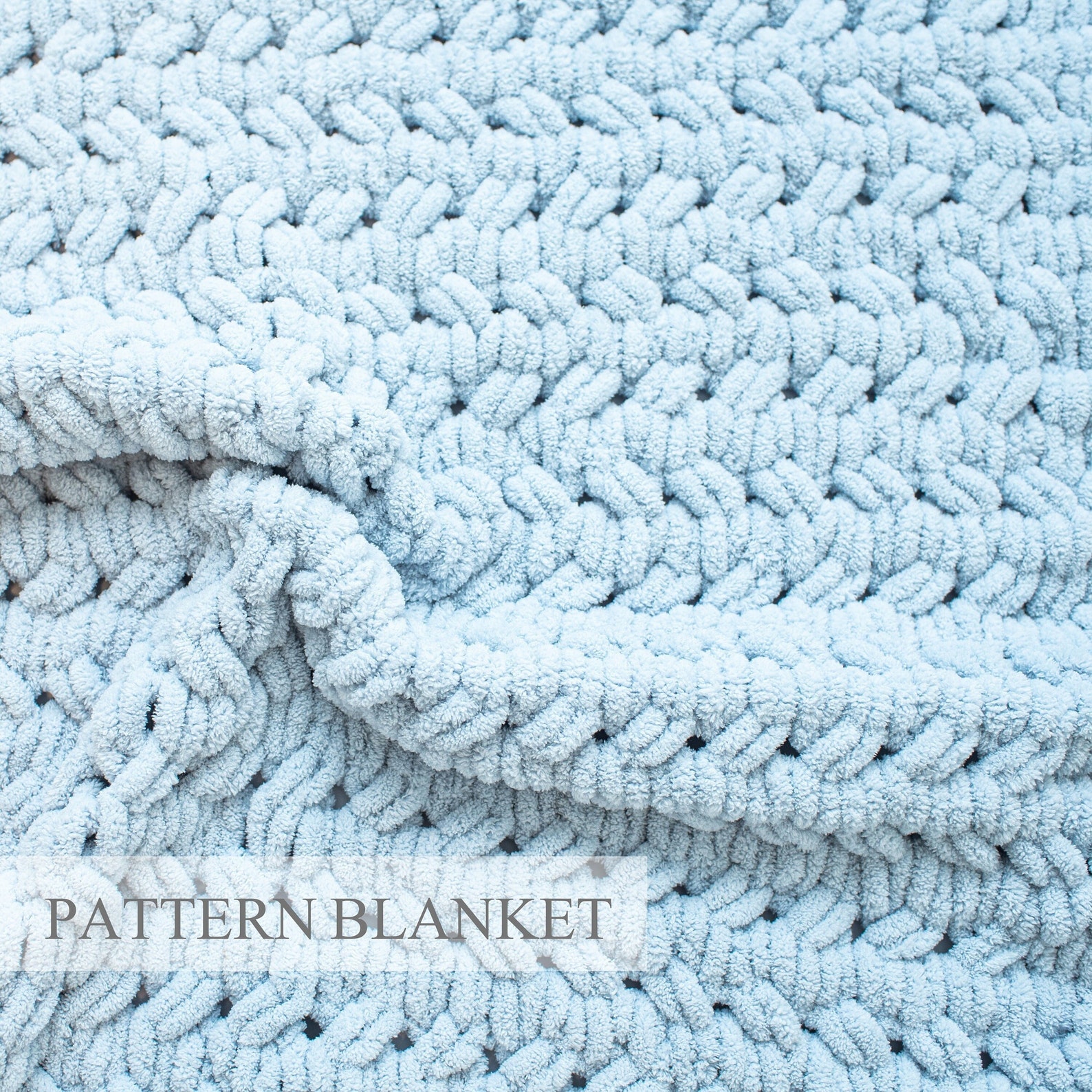 Loop Yarn Blanket Pattern: Finger Knitting (PDF Pattern) - Etsy