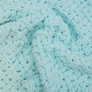 Loop Yarn Blanket Pattern Pdf, Chunky Knit Blanket, Alize Puffy Blanket ...