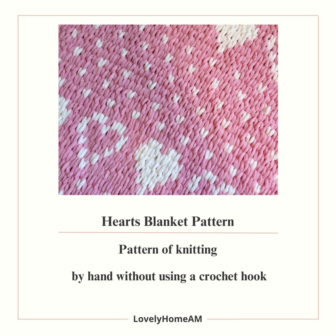 Alize Puffy More Blanket Pattern Pdfvideo Finger Knit - Etsy