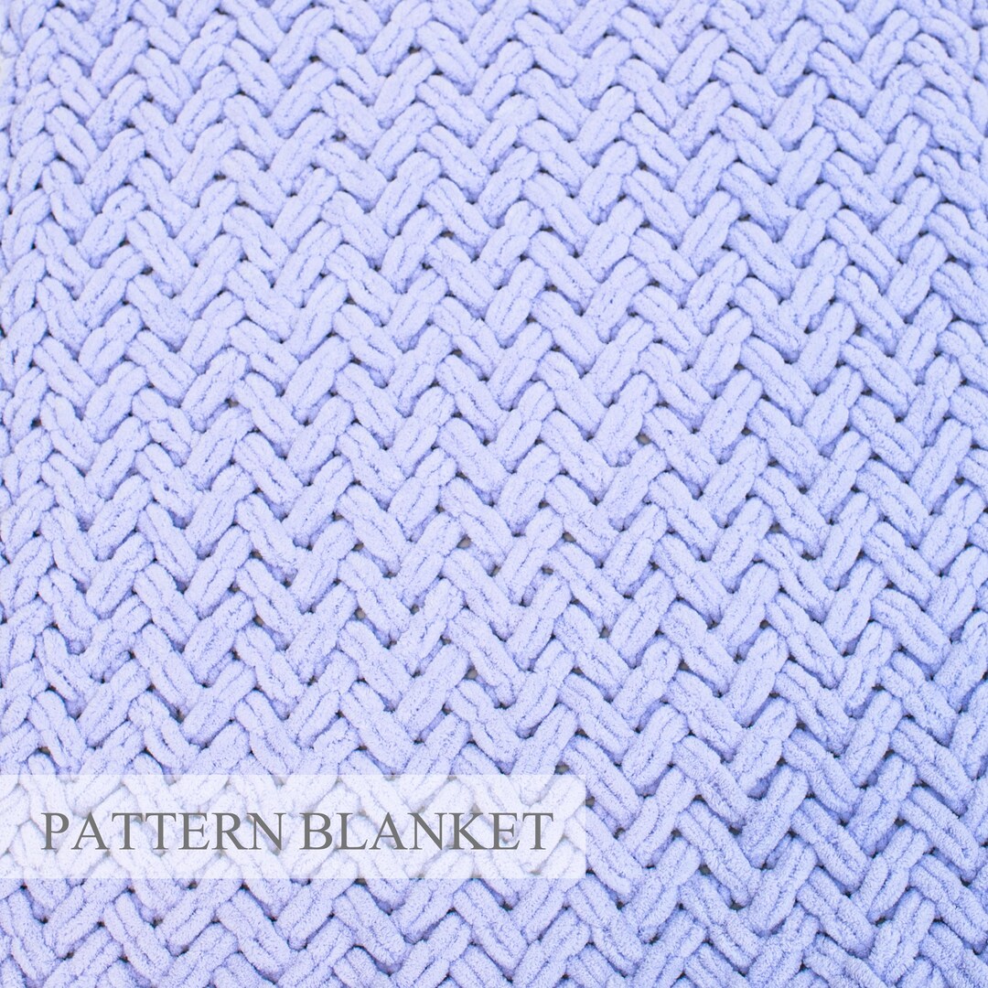 Loop Yarn Blanket Pattern Download, Criss-cross Blanket, Beginner ...