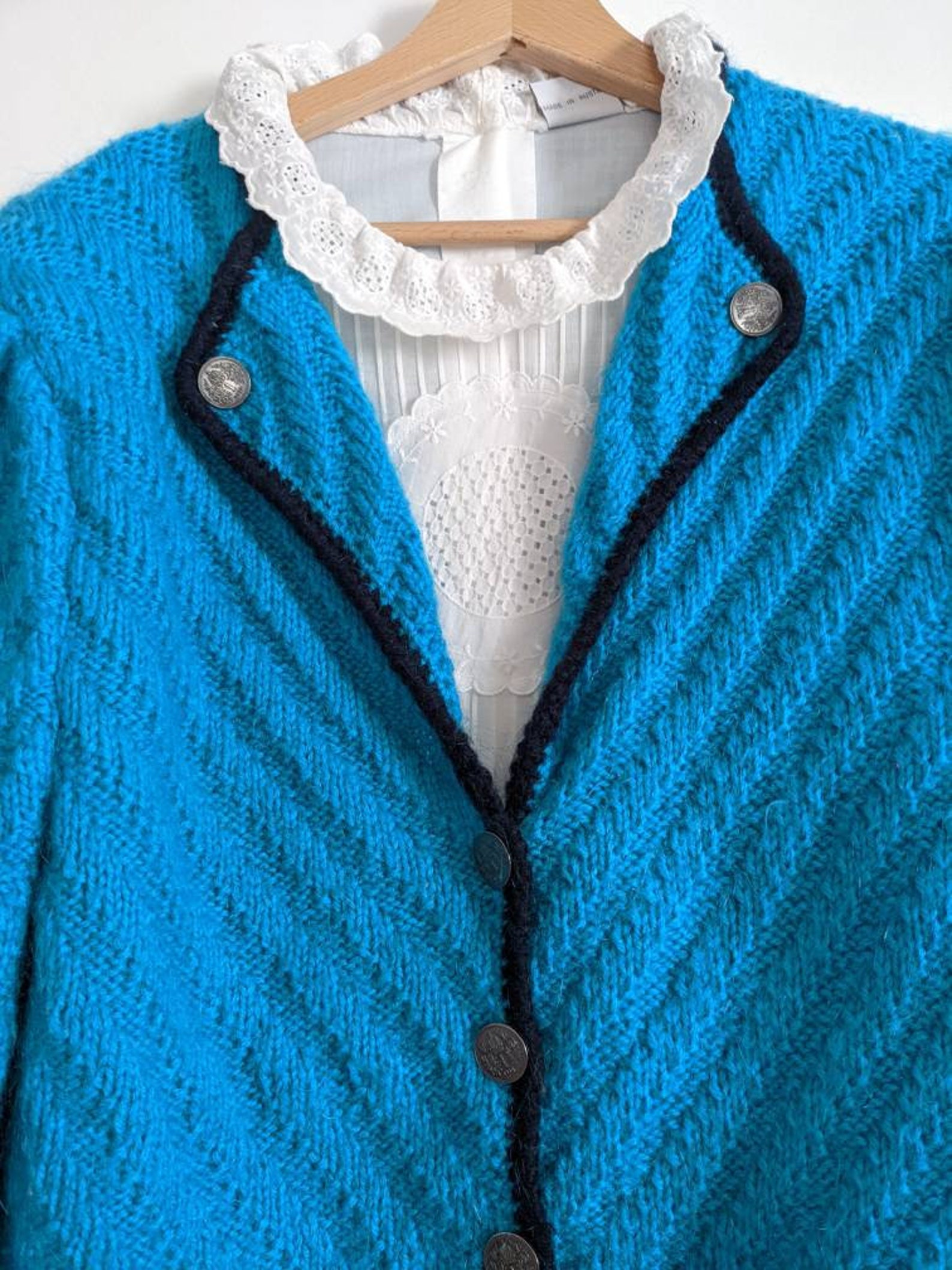 Dreamy Vintage Austrian Folk Cardigan Soft and Fluffy - Etsy