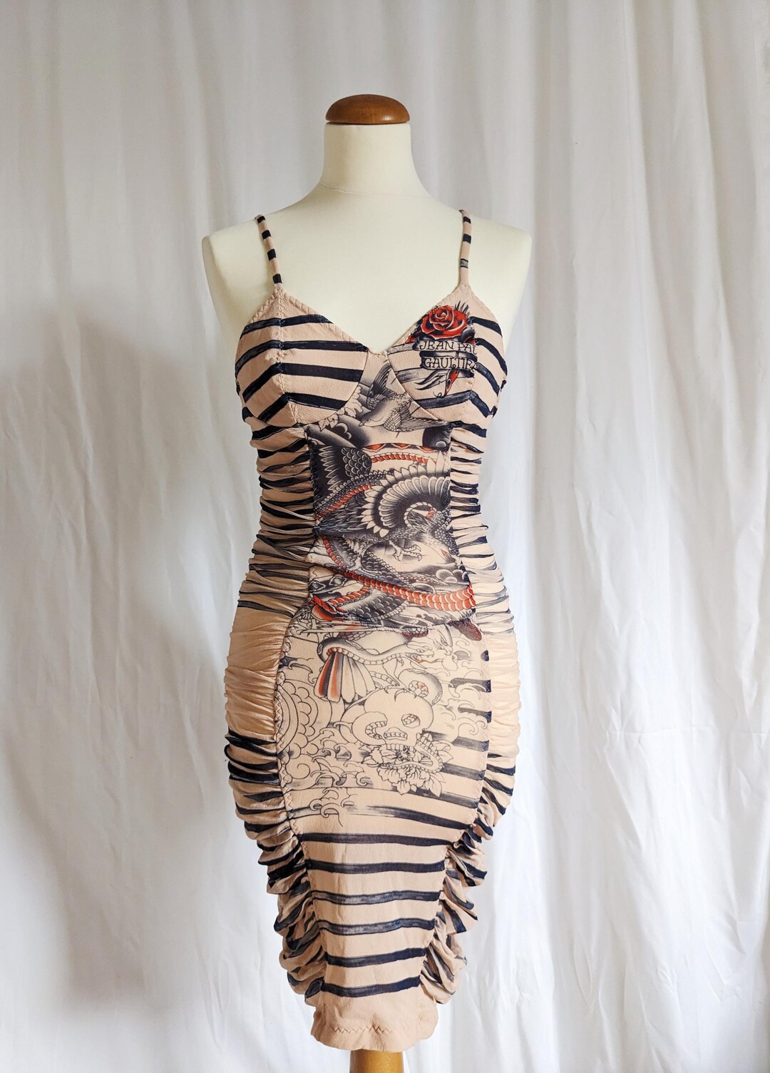 Robe tatouage emblématique de Jean Paul Gaultier - Etsy France