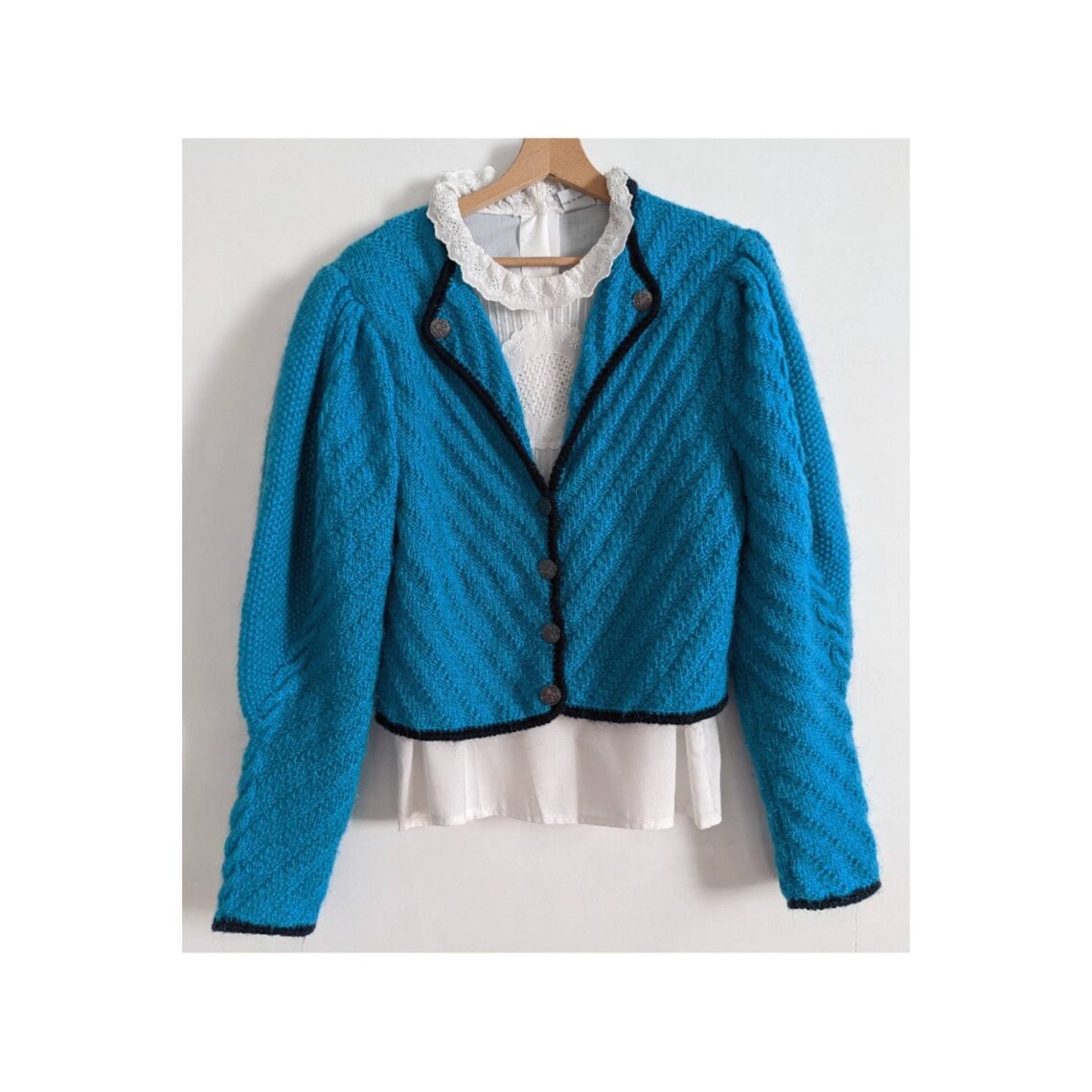 Dreamy Vintage Austrian Folk Cardigan Soft and Fluffy - Etsy