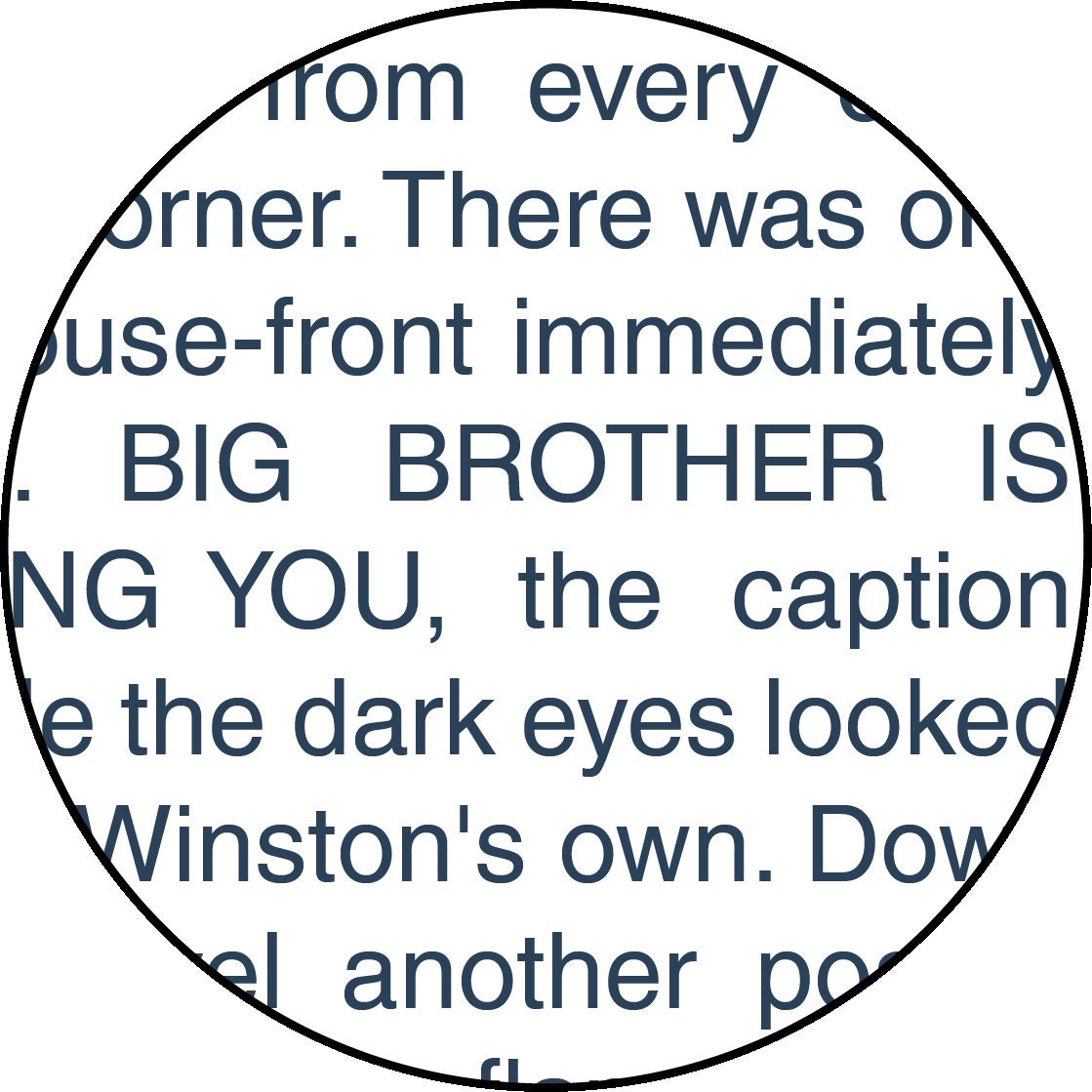 1984 Wall Poster || George Orwell Wall Art || Big Brother || Bookworm ...