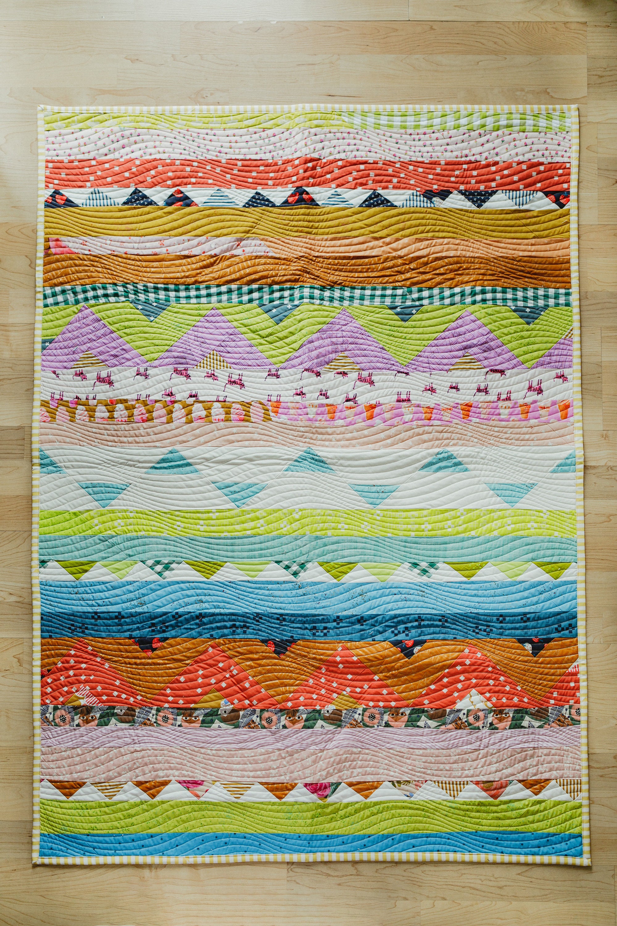 Kilim Quilt Pattern by New Song Quilting Digital PDF Download - Etsy UK