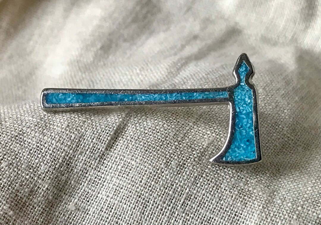Silver or Gold Tomahawk Lapel / Hat Pin - Etsy