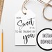 Teacher Appreciation Gift Tag how SWEET It is to Be - Etsy