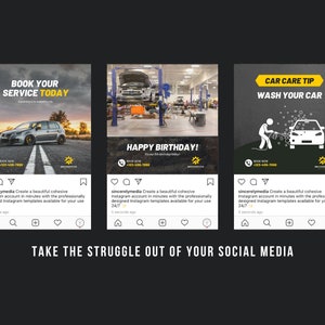 Mechanic Social Media Post Templates - Etsy