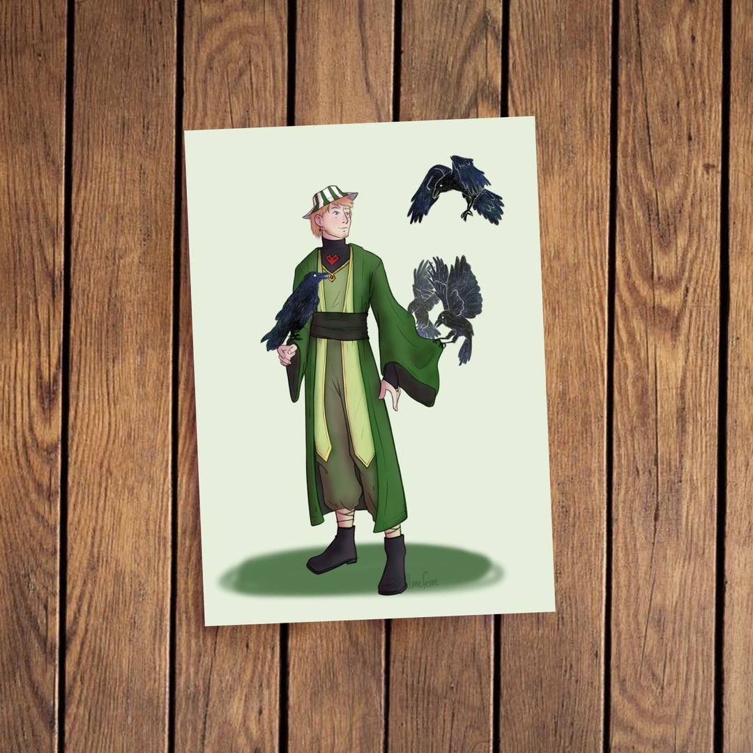 Philza From Crow Father Print - Etsy