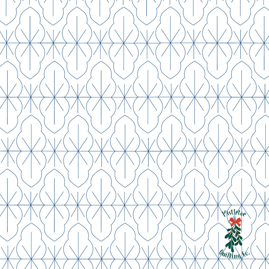 Luster Digital Edge-to-edge Quilting Pattern for Longarm Quilting - Etsy